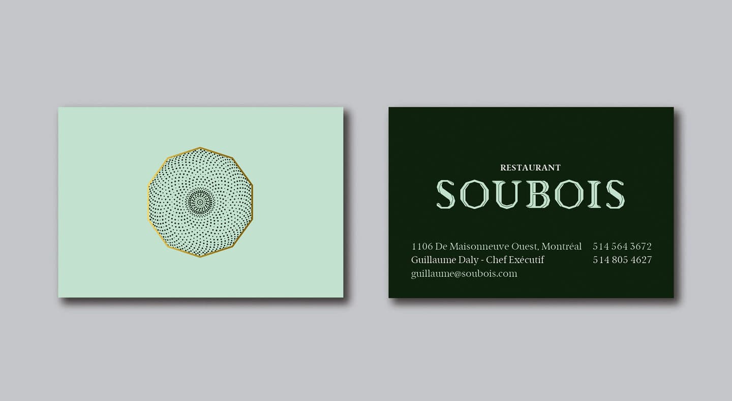 Restaurant Soubois | Baillat Studio