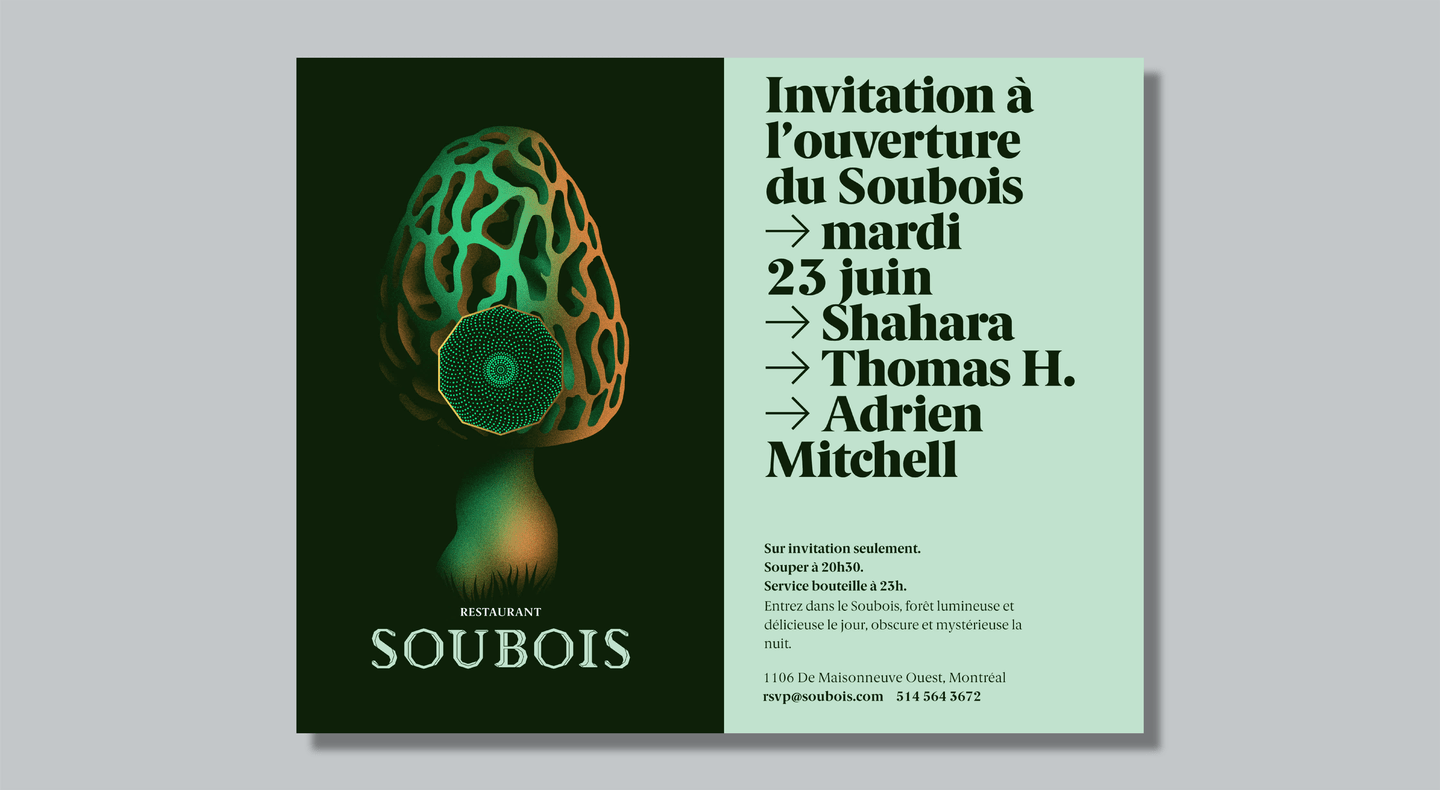 Restaurant Soubois | Baillat Studio